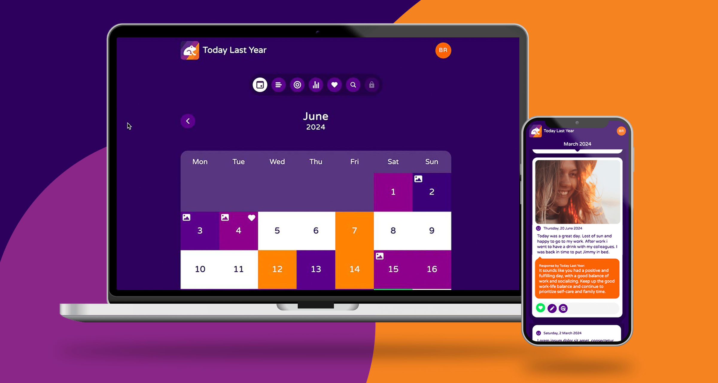 Today Last Year - Reflexiones Diarias